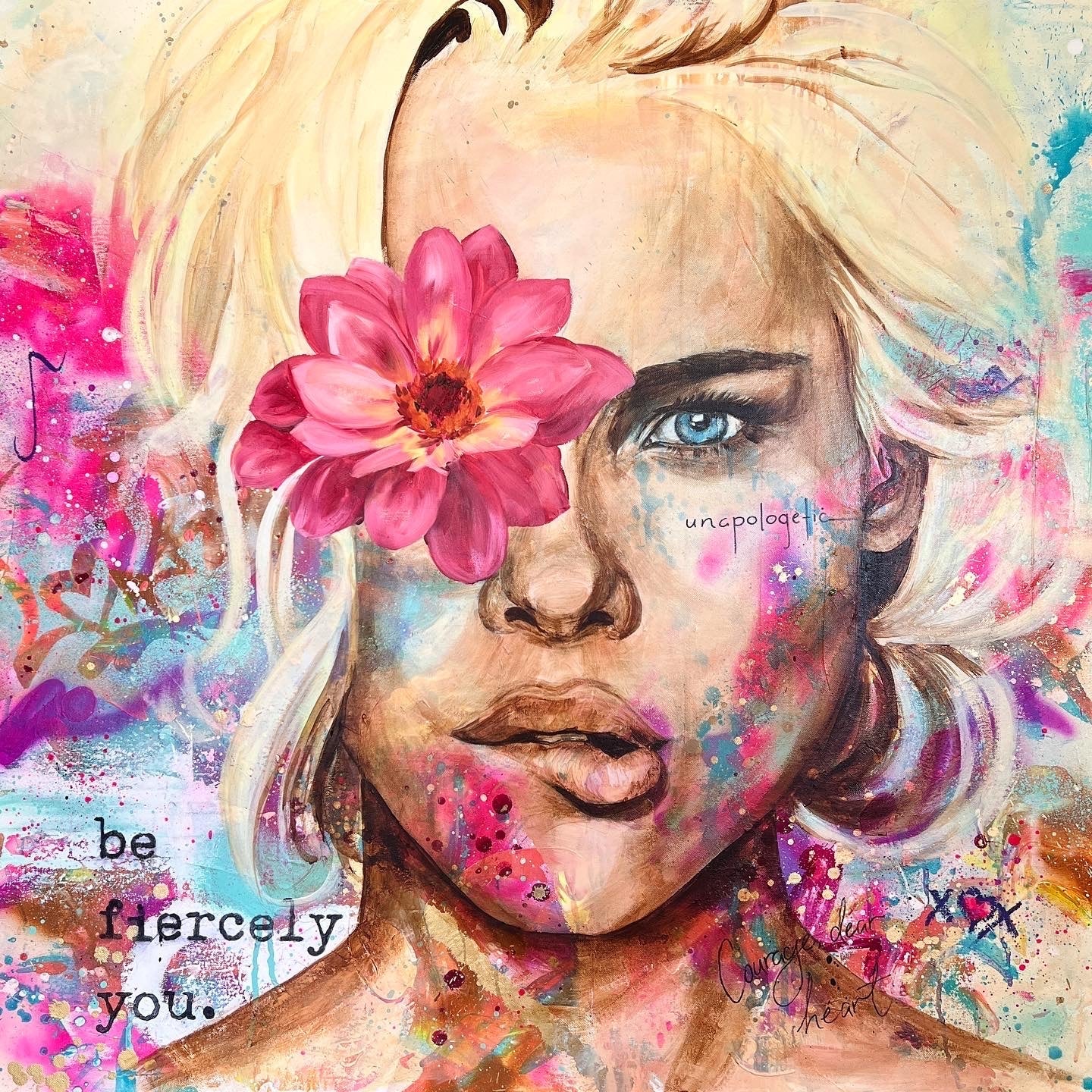 Unapologetically Me —Sophisticated, Feminine Street Art for your Walls ...