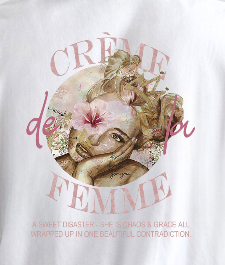 "Creme de la Femme" A Sweet Disaster ~ SoftStyle Tee – Katie Wyer Art